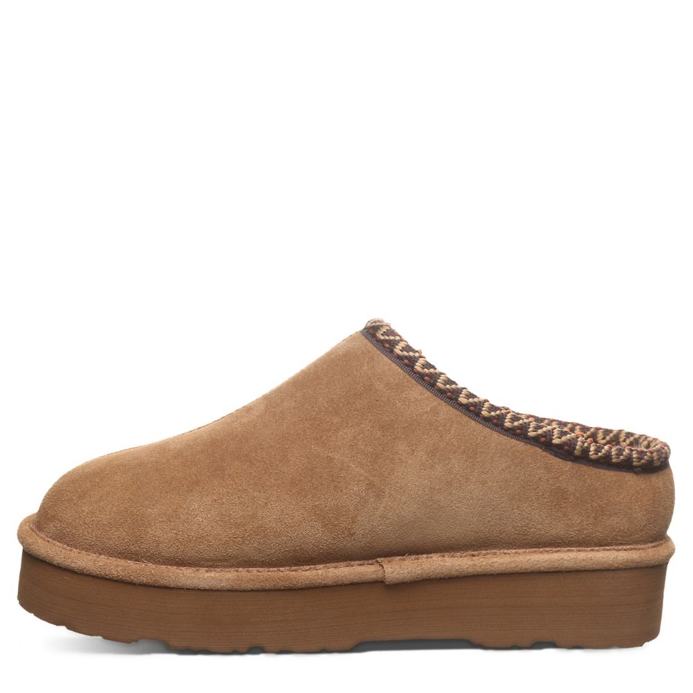 Dark Tan Bearpaw Womens Martis Platform Slipper | Rack Room Shoes