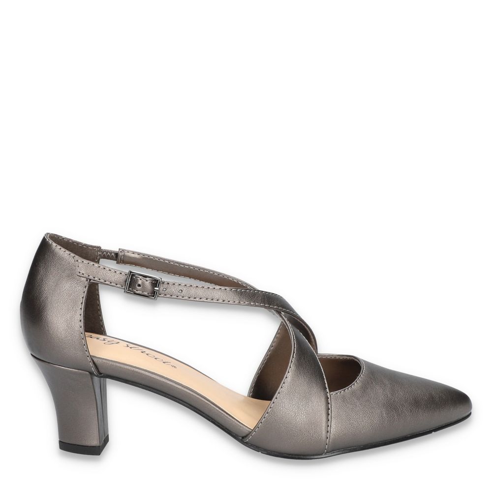Pewter Easy Street Womens Elegance Pump Rack Room Shoes