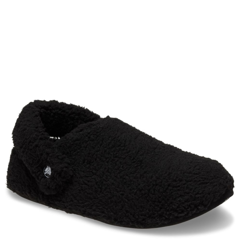 Black Crocs Womens Classic Cozzzy Slipper Clog | Rack Room Shoes