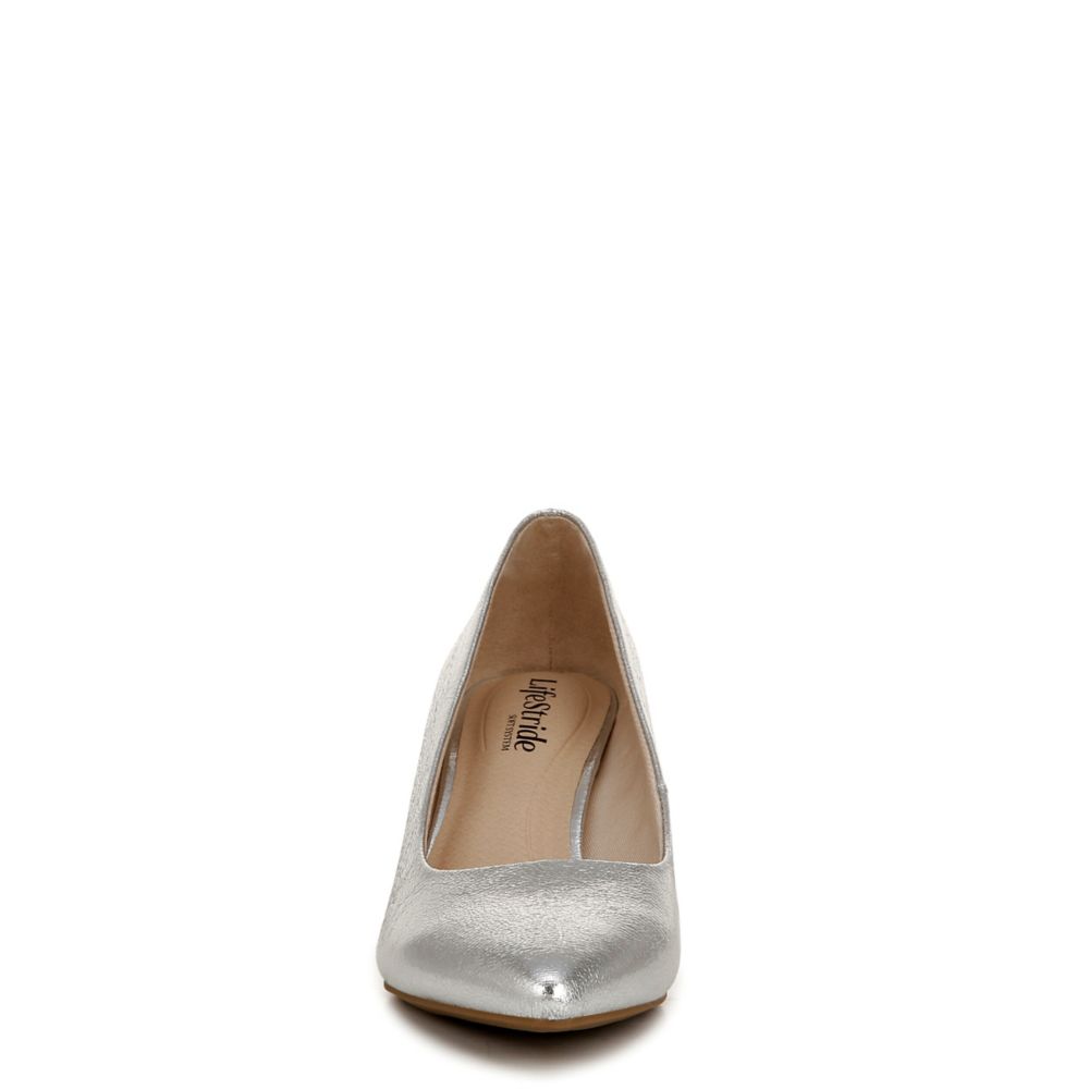 Silver Lifestride Womens Alexis Pump | Rack Room Shoes