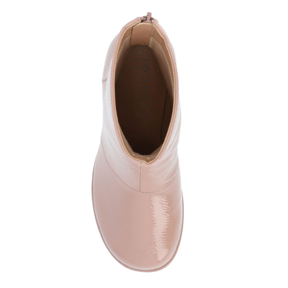 Pale Pink Journee Collection Womens Aylani Ankle Boot | Rack Room Shoes