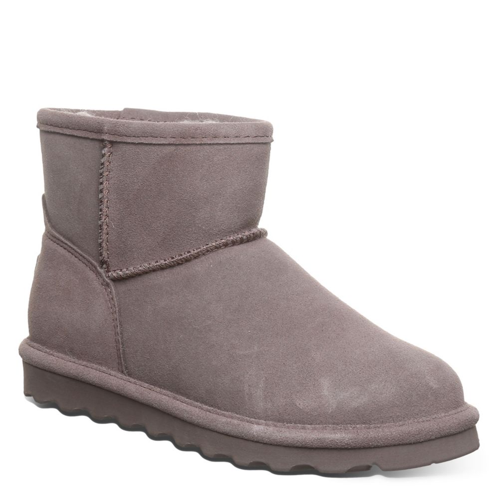 Taupe Bearpaw Womens Alyssa Wide Water Resistant Fur Boot Rack Room Shoes