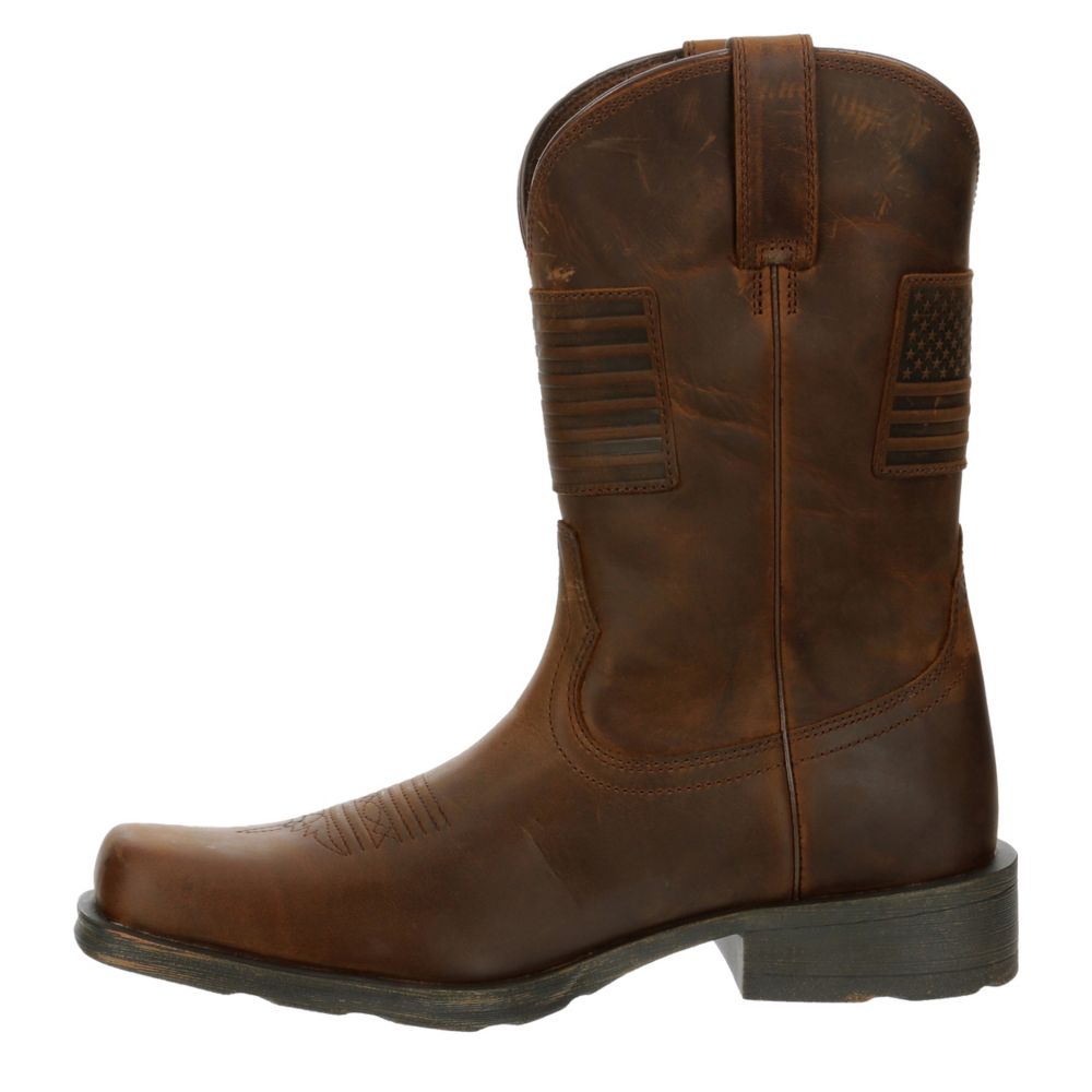 Brown Ariat Mens Rambler Patriot Western Boot Rack Room Shoes