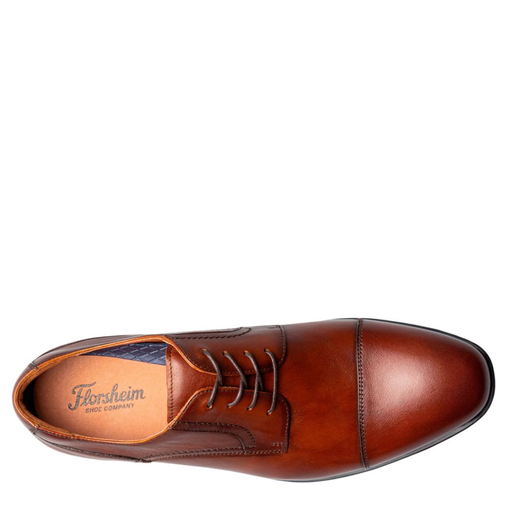 Cognac Florsheim Mens Zaffiro Cap Toe Oxford | Rack Room Shoes