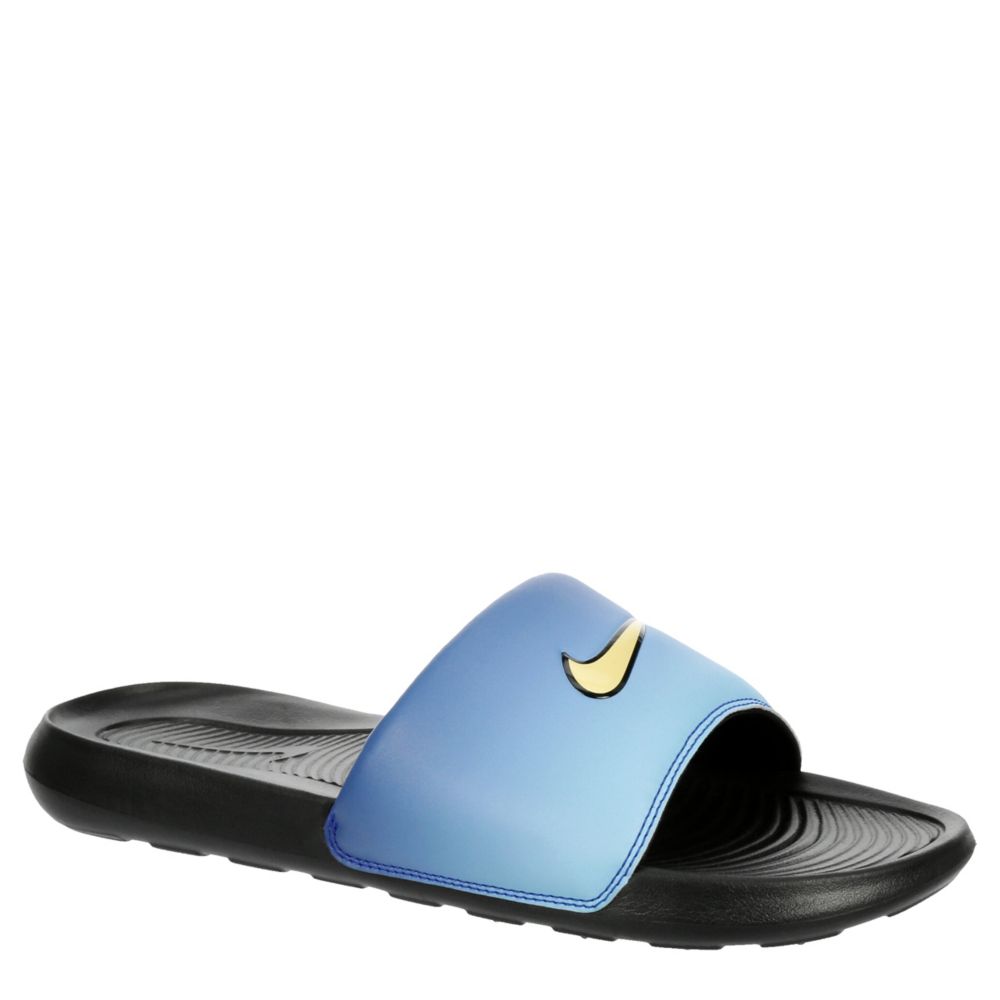 Blue Nike Mens Victori One Slide Sandal Rack Room Shoes