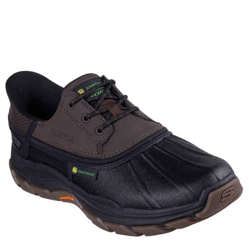 Grey John Deere Mens Skechers X John Deere Slip ins Tanzier Duck Boot Rack Room Shoes