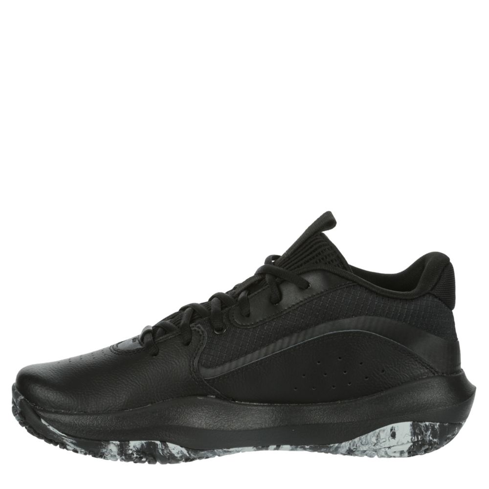 Black Under Armour Mens Lockdown 7 Basketball Shoe Rack Room Shoes