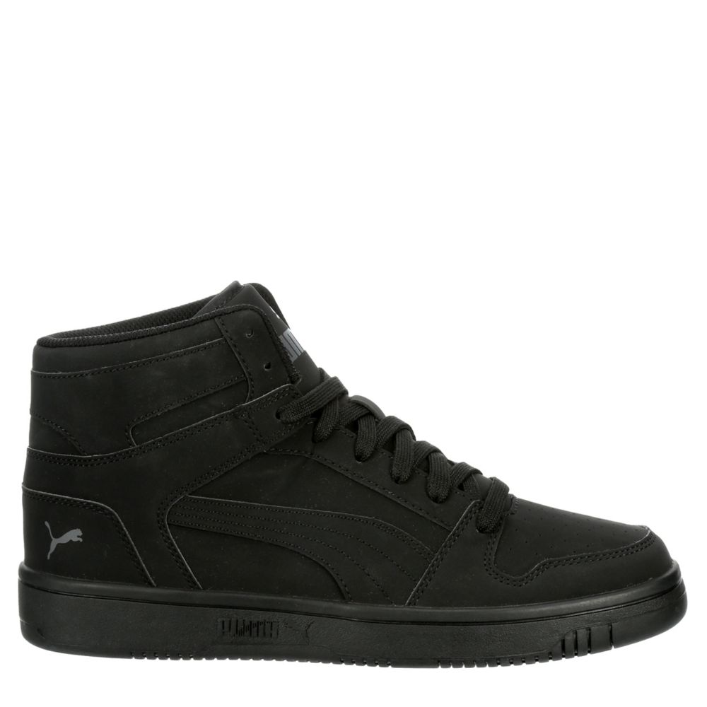 Black Puma Mens Rebound Layup Sneaker | Rack Room Shoes