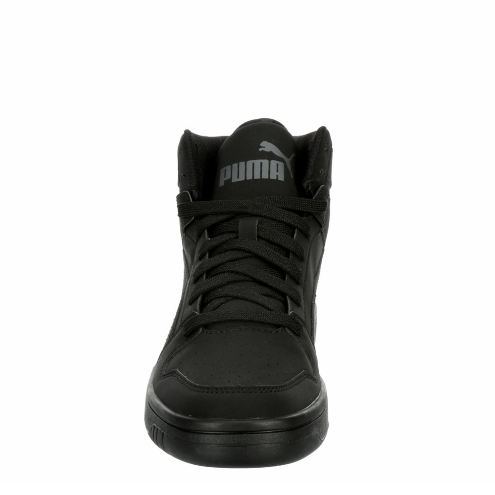 Black Puma Mens Rebound Layup Sneaker | Rack Room Shoes