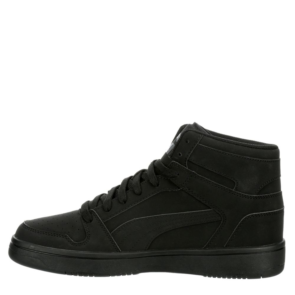 Black Puma Mens Rebound Layup Sneaker | Rack Room Shoes
