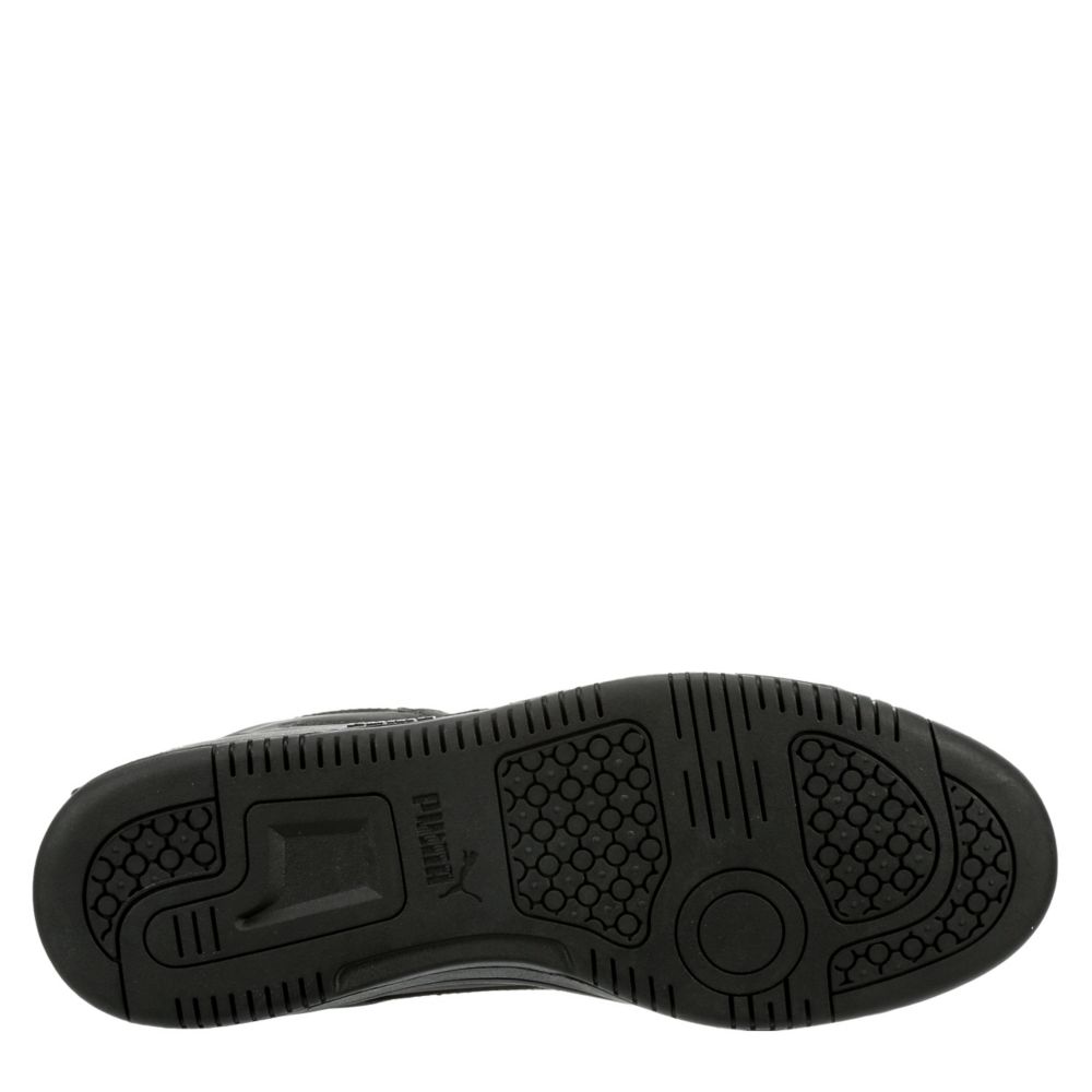 Black Puma Mens Rebound Layup Sneaker | Rack Room Shoes