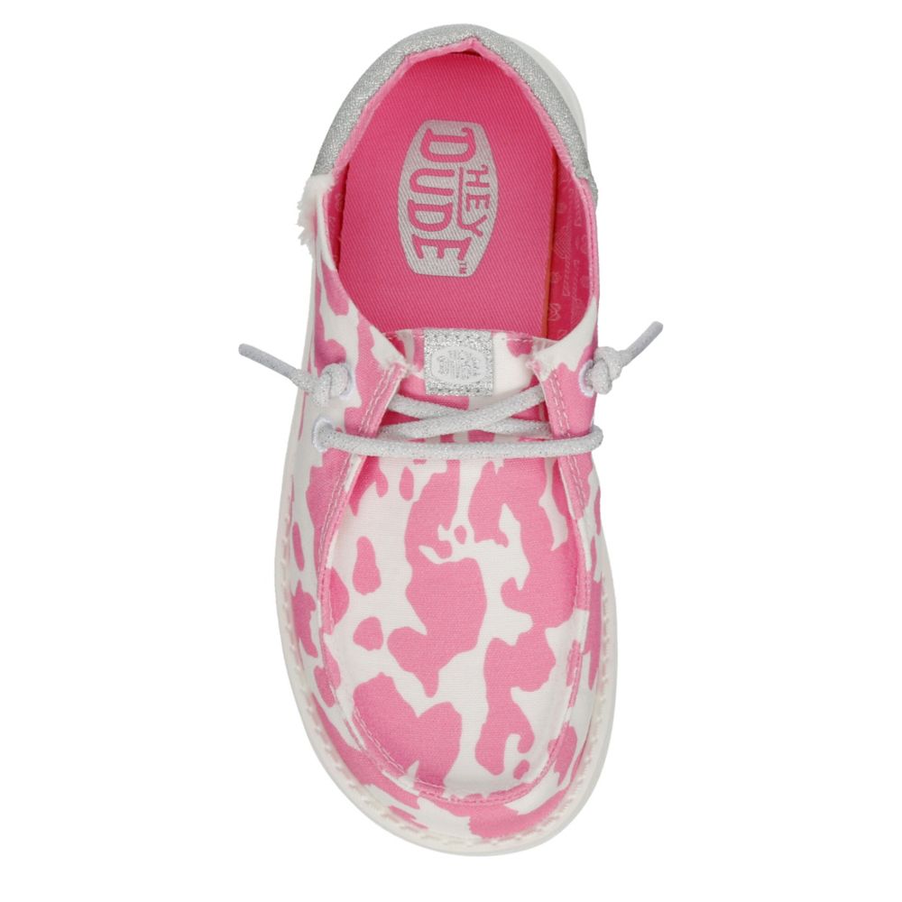 Color Pop Heydude Girls Wendy Youth Funk Cowgirl Bling Slip On Sneaker